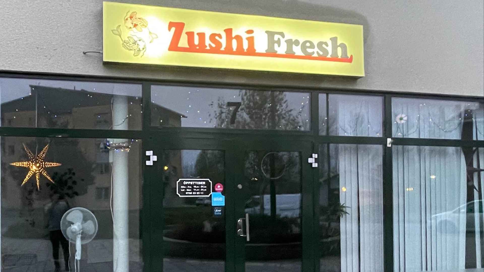 Framsidan på Zushi Fresh i Örebro